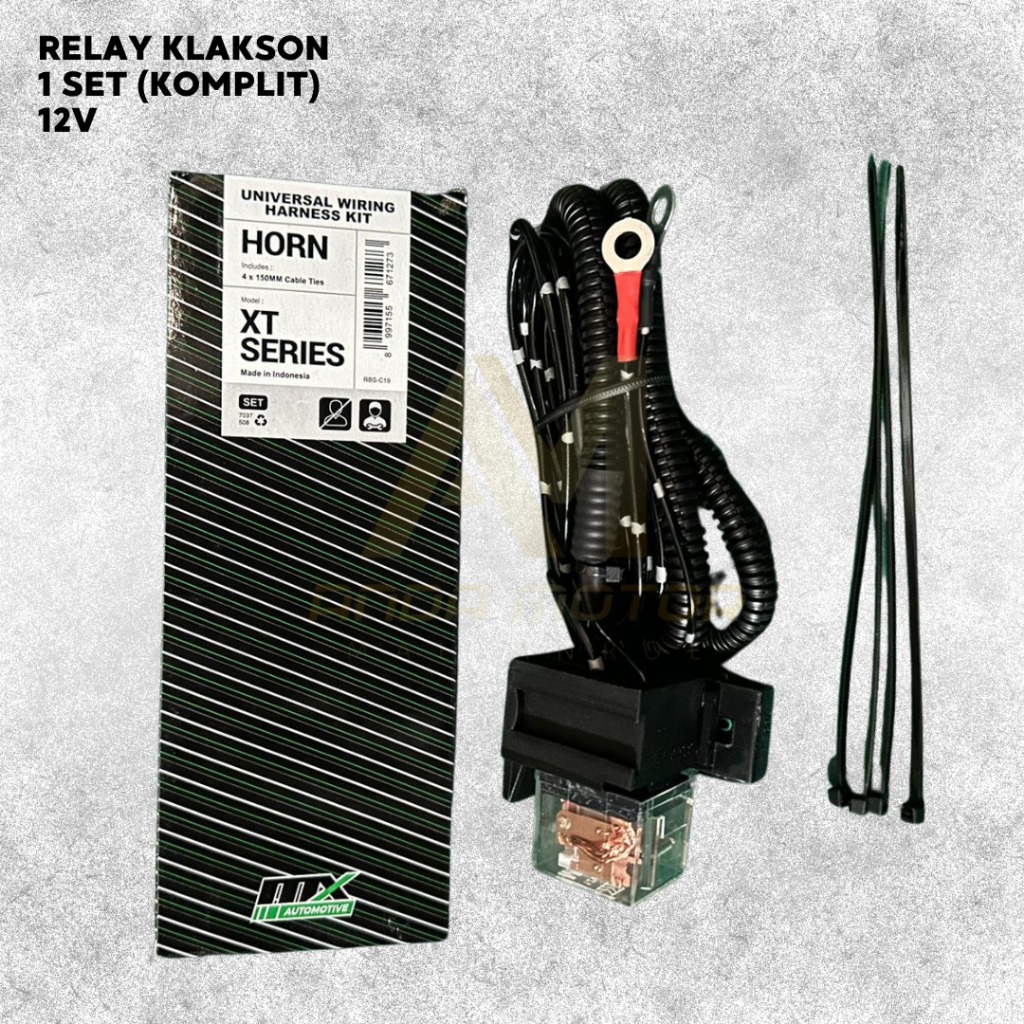 Jual KABEL SET RELAY KLAKSON MX 12V UNIVERSAL MOBIL DAN MOTOR ORIGINAL ...