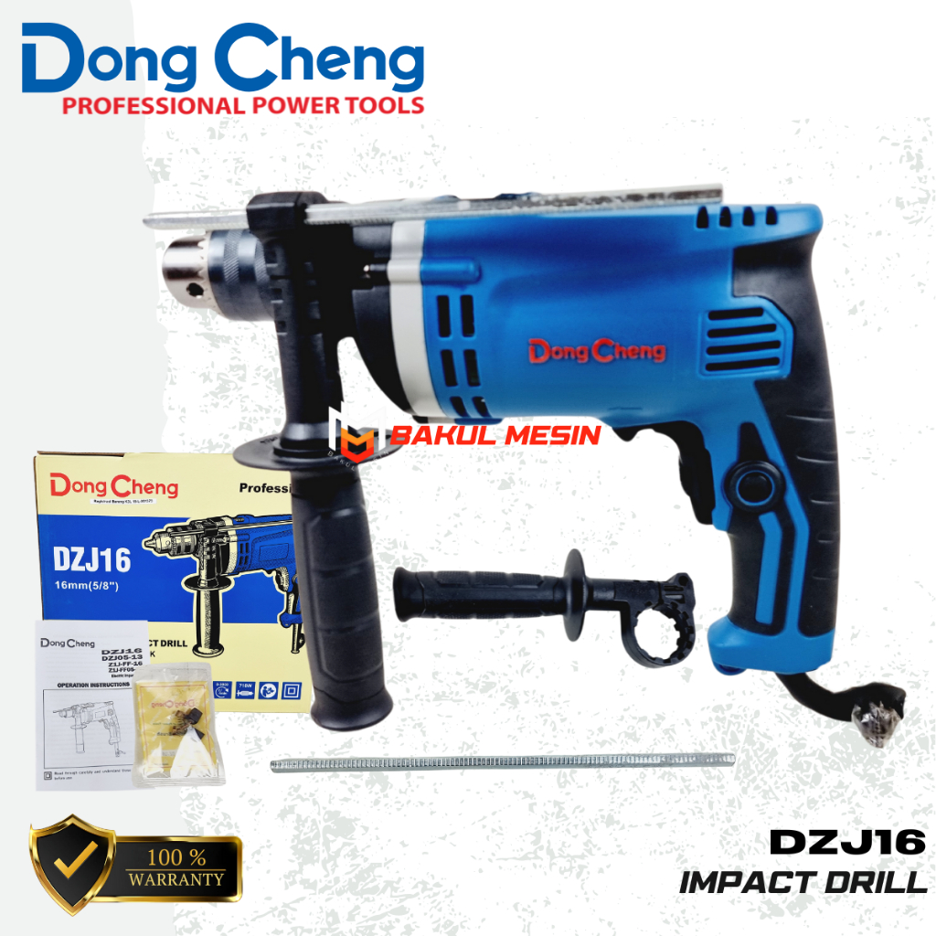Jual DONGCHENG DZJ16 Mesin bor tembok 16mm impact drill DZJ 16 | Shopee Indonesia