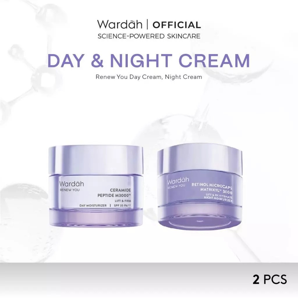 Jual Wardah Paket 2 item Renew You Lift Firm Day Moisturizer 30 gr ...