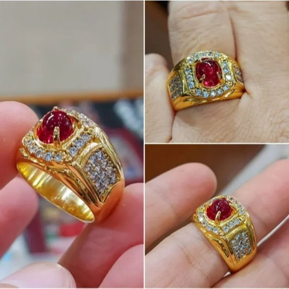 Jual Rupby - Cincin Batu Merah Delima | Shopee Indonesia