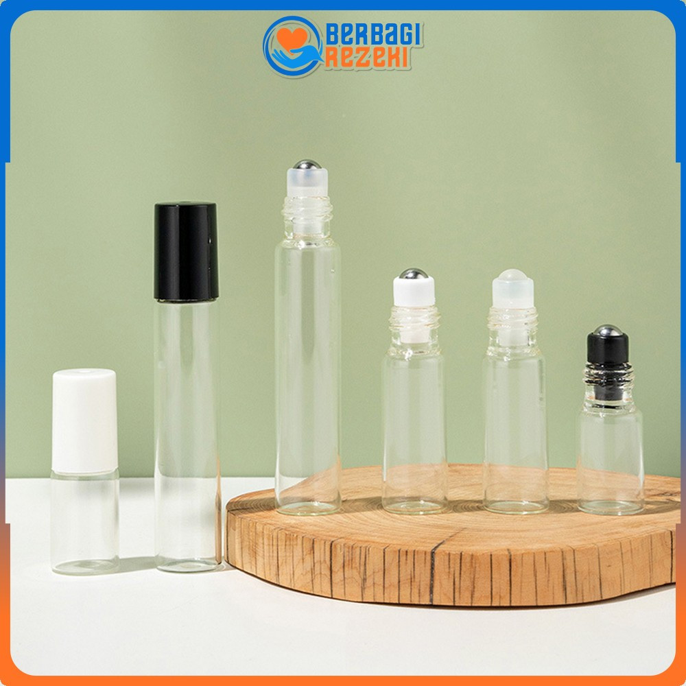 Jual Botol Kaca Roll On Mini 3ML 5ML Roller Parfume Essential Oil ...