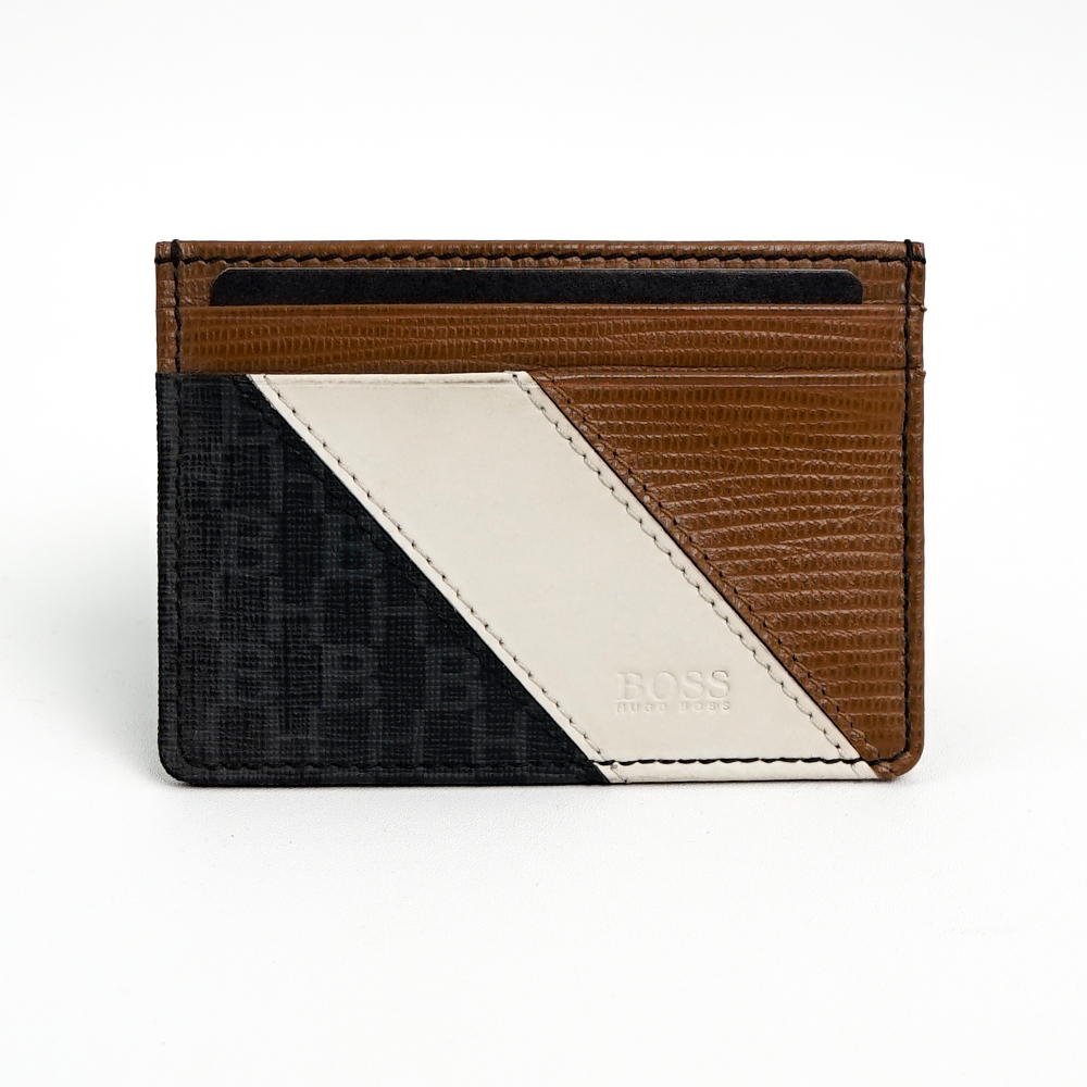 Jual Dompet BOSS Cardholder Brown Metropole Black ( 100% Authentic ...