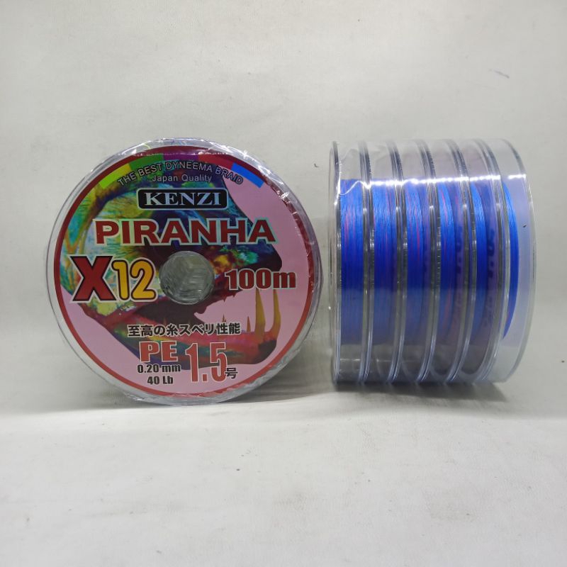 Jual TALI PE KENZI PIRANHA X12 100M | Shopee Indonesia
