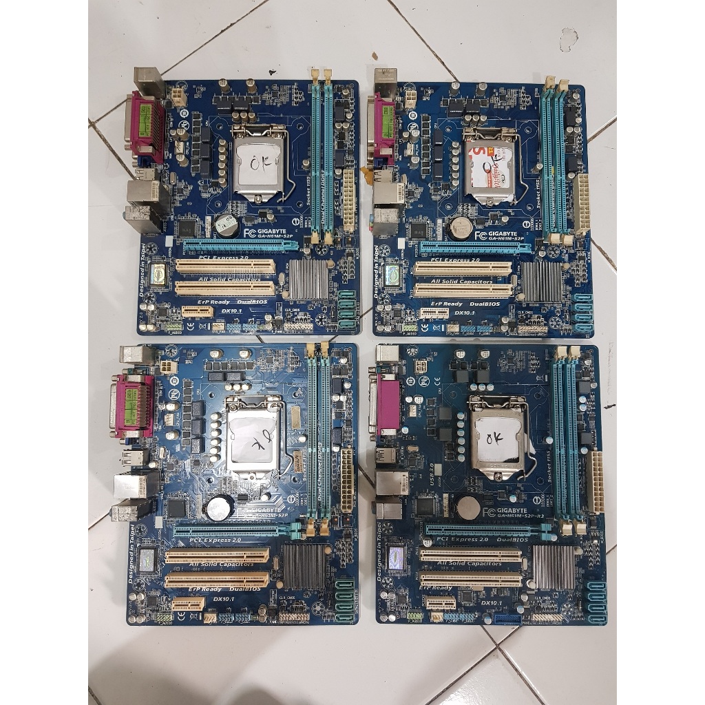 Jual MOBO GIGABYTE H61 SOCKET 1155, MOTHERBOARD GIGABYTE RANDOM SERIES ...