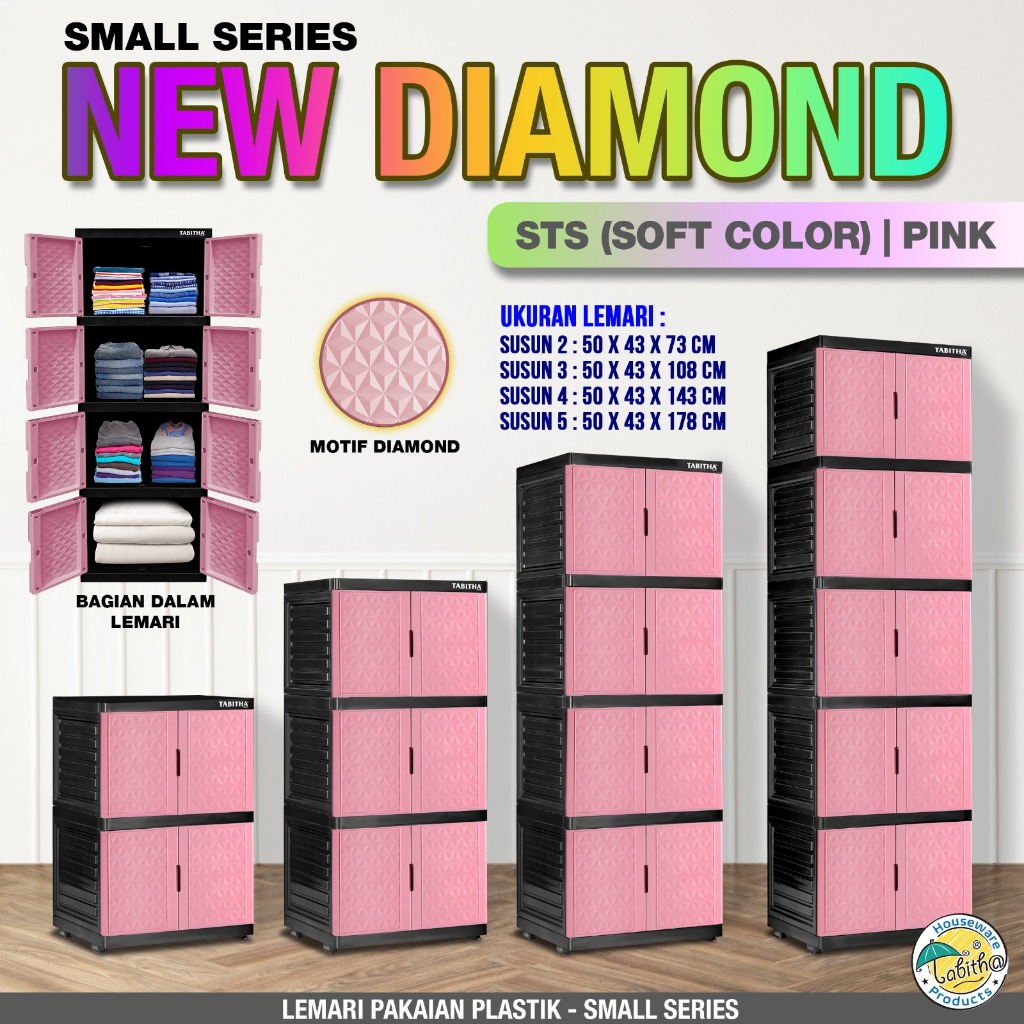 Jual VIRUS KINGDOM - Lemari Pakaian Mini 5s 4s 3s TABITHA / Lemari ...