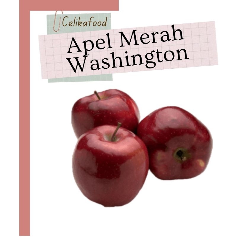 Jual Buah Apel Merah Washington 500 gr Red Apple Fresh | Shopee Indonesia
