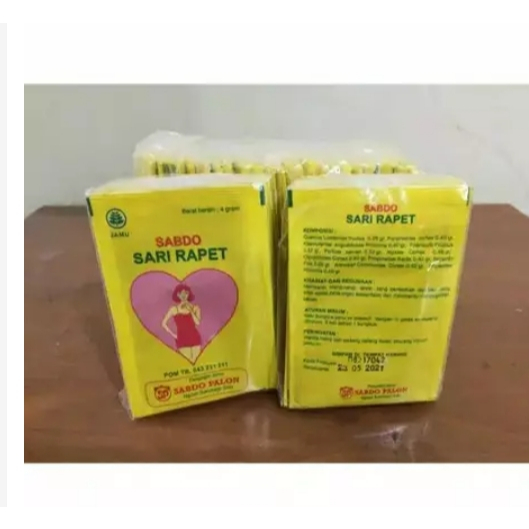 Jual Jamu sari rapet sabdo palon isi 10 shaset merapatkan miss v ...