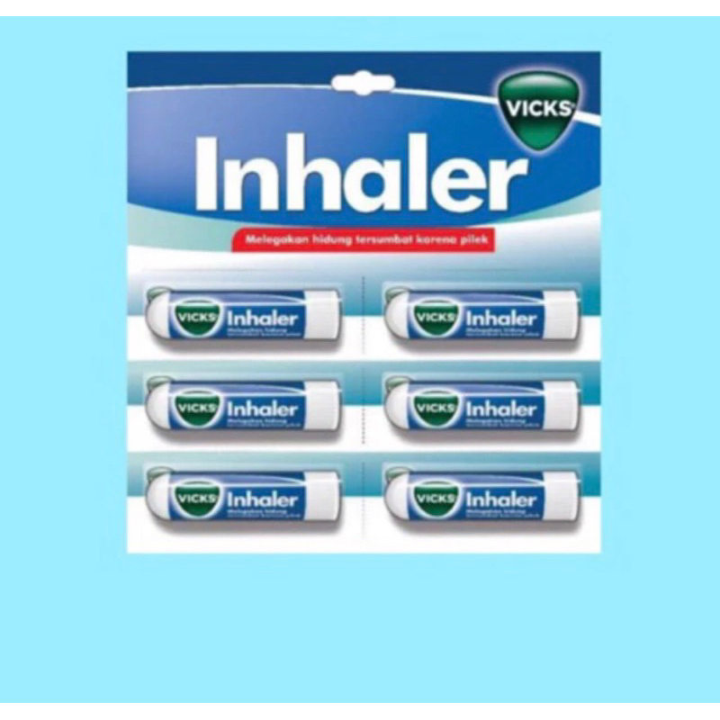 Jual Vick Inhaler vick sedot asli original 1 lembar (6 pcs) | Shopee ...