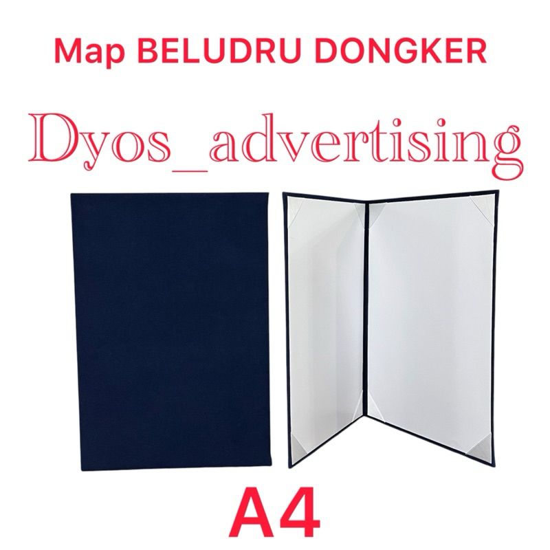 Jual Map beludru biru dongker A4 | Shopee Indonesia
