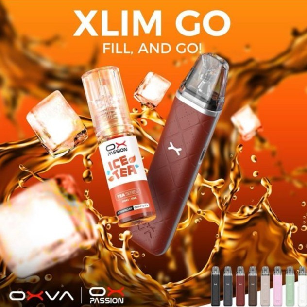 Jual OXVA XLIM GO POD KIT FREE LIQUID OX PASSION ICE TEA SALT NIC 15ML ...