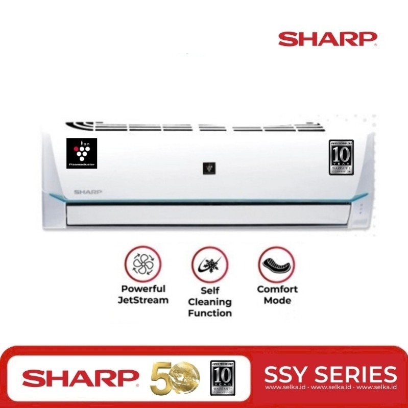Jual SHARP AC Plasmacluster 1,5 PK AH-AP12SSY Unit Only - GARANSI RESMI ...