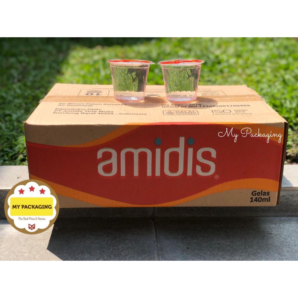 Jual AMIDIS WATER - AMDK - Air Mineral kemasan Gelas Mini 140 ml - 48 cup | Shopee Indonesia