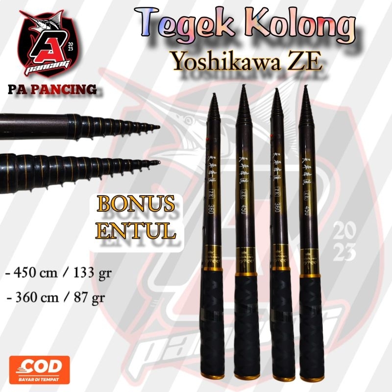 Jual Joran Tegek Yoshikawa ZE kolong / Tegek kolong khas Temanggung ...