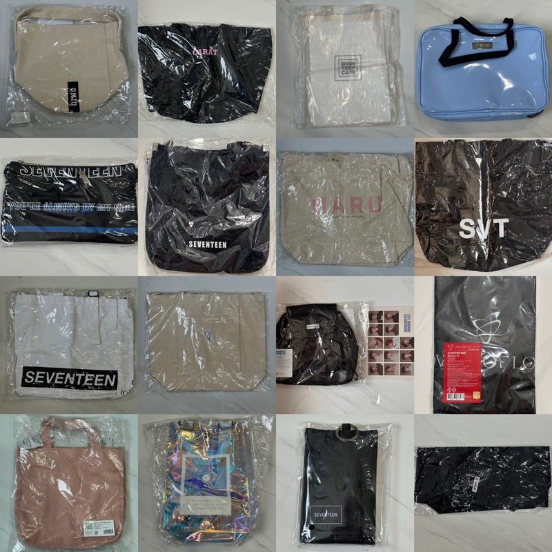 Jual SEVENTEEN SVT BAG TAS TOTE ECO HOLOGRAM BUCKET POUCH OFFICIAL MD ...
