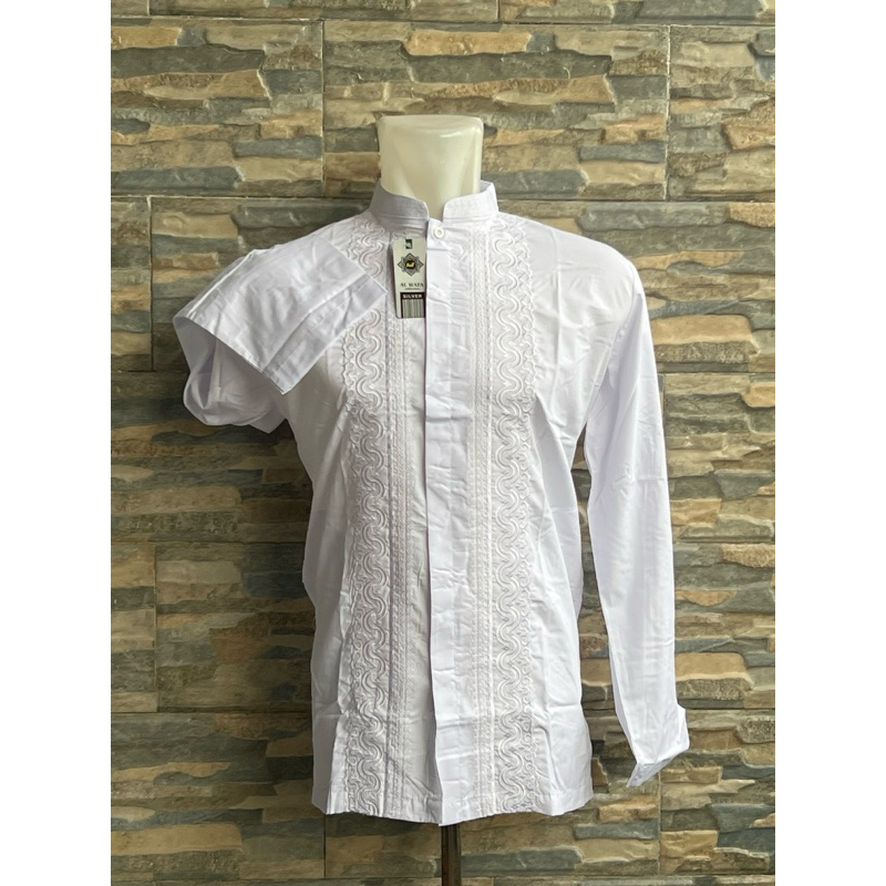 Jual Baju taqwa dewasa koko al wafa excellent embroidery lengan panjang ...