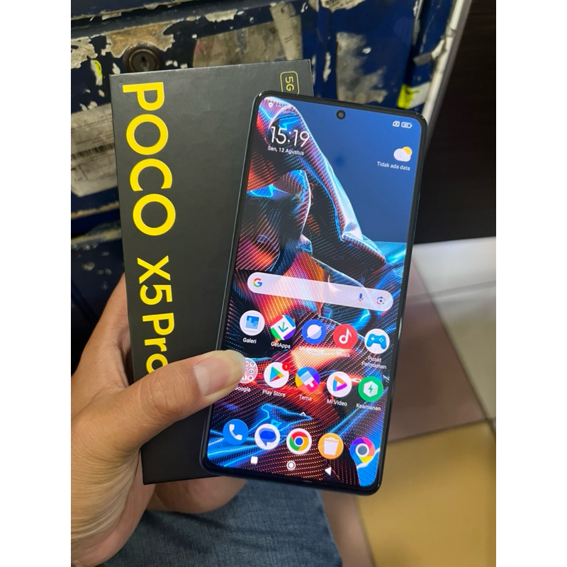 Jual Poco x5 pro 5g ram 6/128 fullset original resmi | Shopee Indonesia
