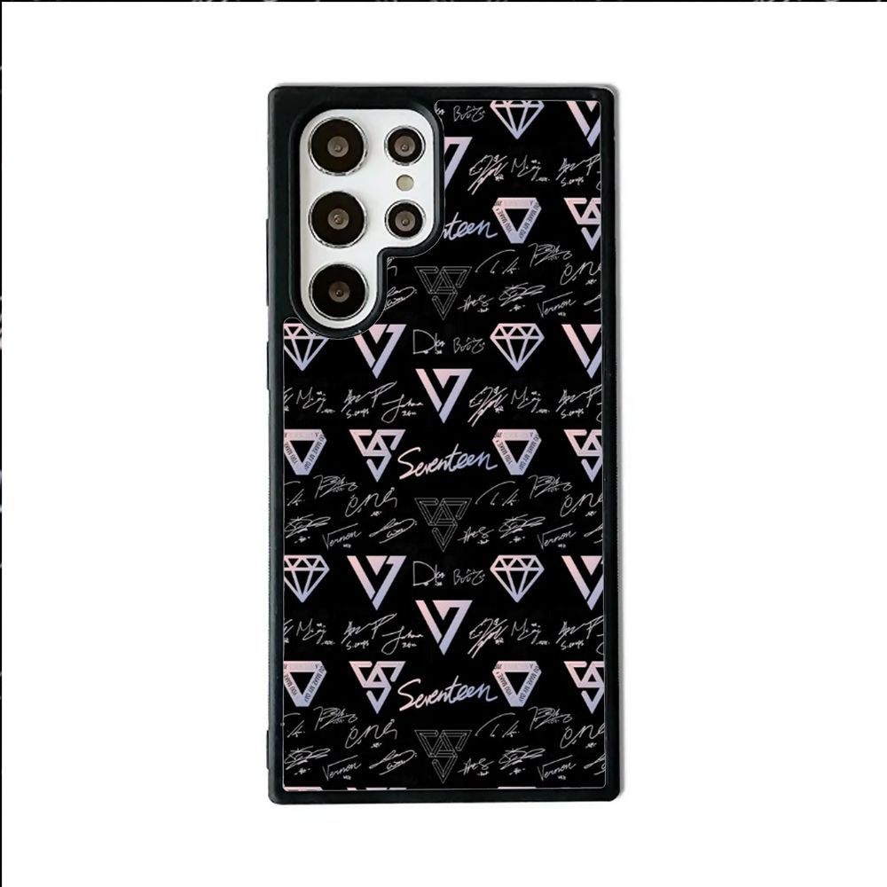 Jual SEVENTEEN Signatures Logos Case Samsung S24 S23 S22 S21 S20 FE ...