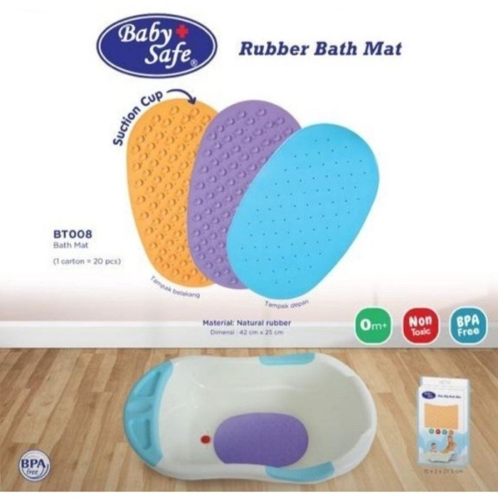 Jual Baby Safe Rubber Bath Mat / Karpet Karet Mandi AntiSlip Bt008 ...
