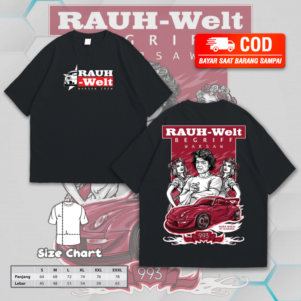 Jual KAOS RWB // KAOS JDM // AKIRA NAKAI // BAJU AUTOMOTIVE | Shopee ...
