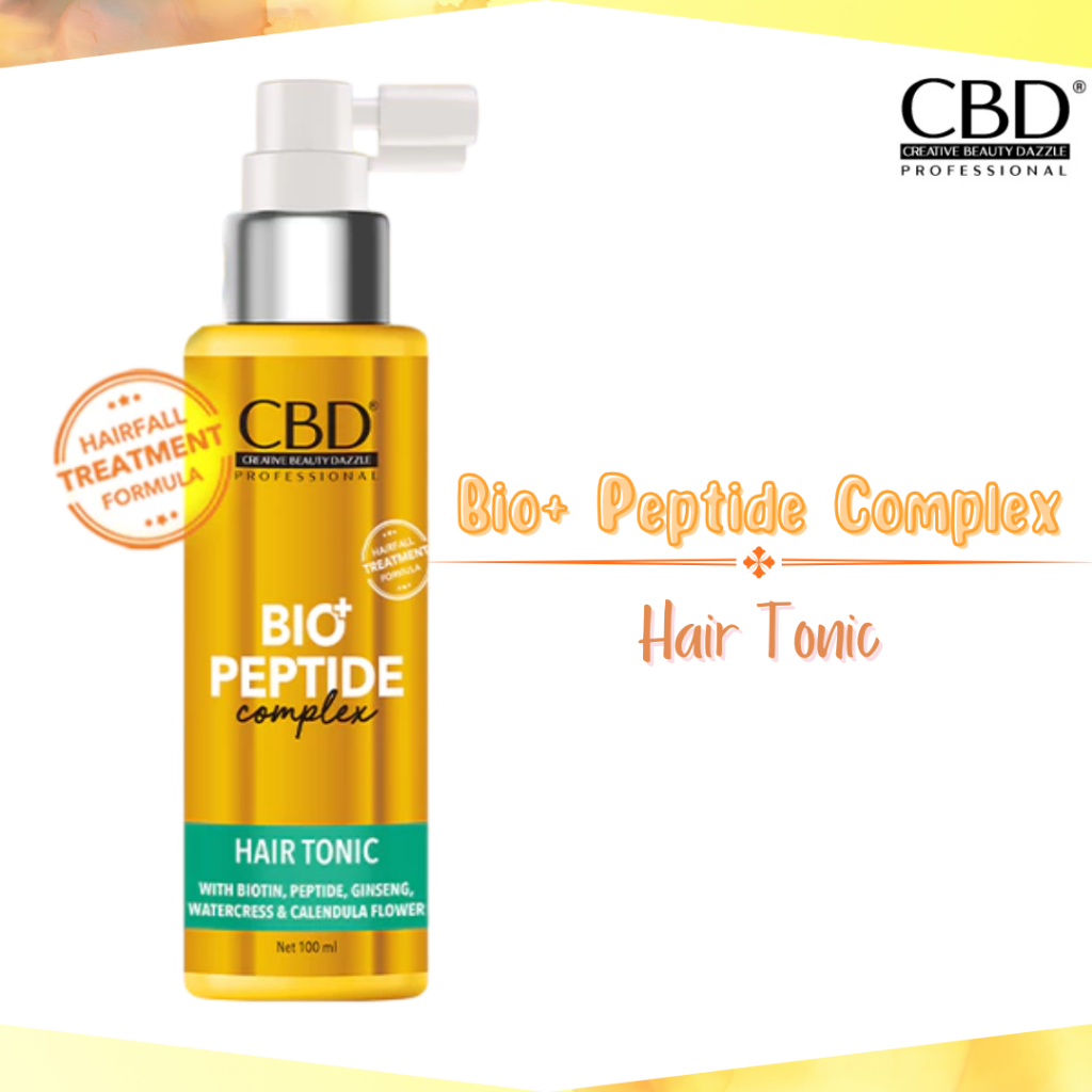 Jual CBD Bio+Peptide Complex Hair Tonic 100ml/Vitamin Rambut | Shopee Indonesia