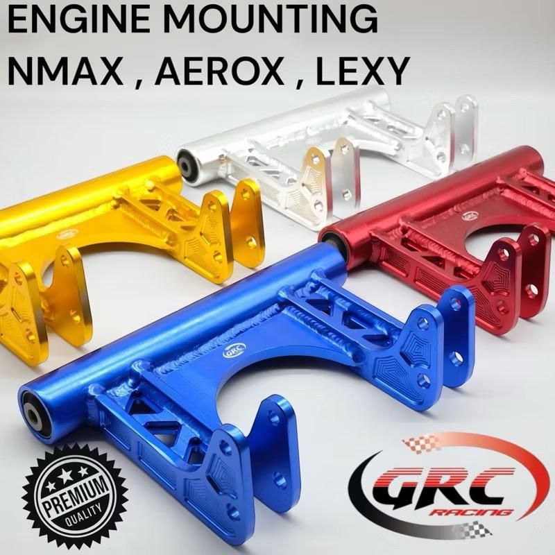 Jual FULL CNC ENGINE MOUNTING AEROX NMAX LEXI NEW KHUSUS NEW BY GRC ...