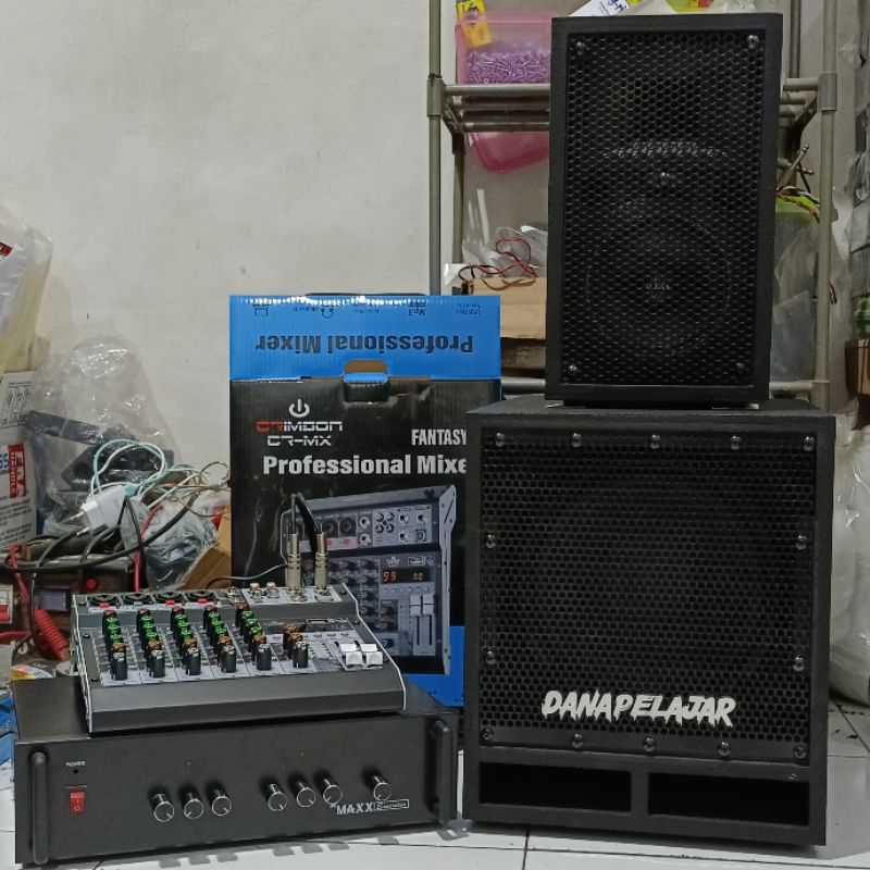 Jual Paket Sound Minimalis 8 Inchi Siap Karaoke | Shopee Indonesia