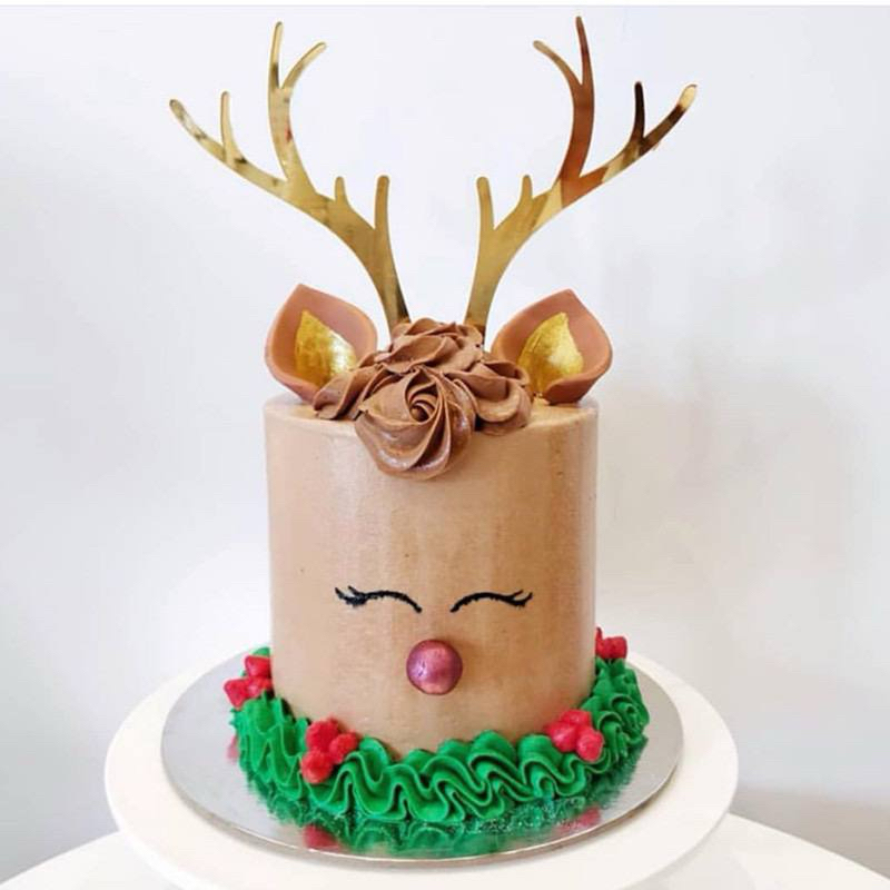 Jual CAKE TOPPER AKRILIK TANDUK RUSA TEMA NATAL CHRISTMAS | Shopee ...