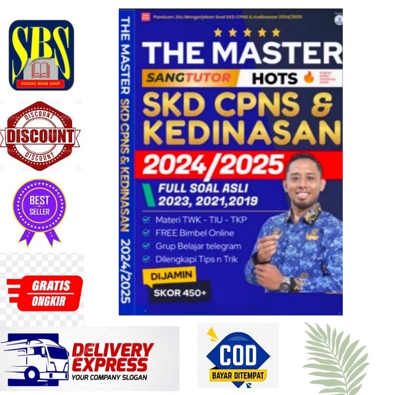 Jual Buku THE MASTER SANG TUTOR HOTS SKD CPNS & KEDINASAN 2024-2025 Terbaru | Shopee Indonesia