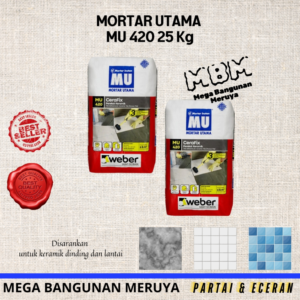 Jual Mortar Utama MU 420 25 Kg | Shopee Indonesia