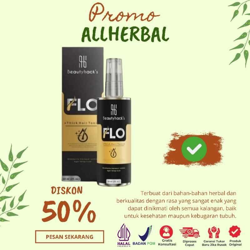Jual FLO HAIR TONIC BEAUTYHACKS 100% ASLI | Shopee Indonesia