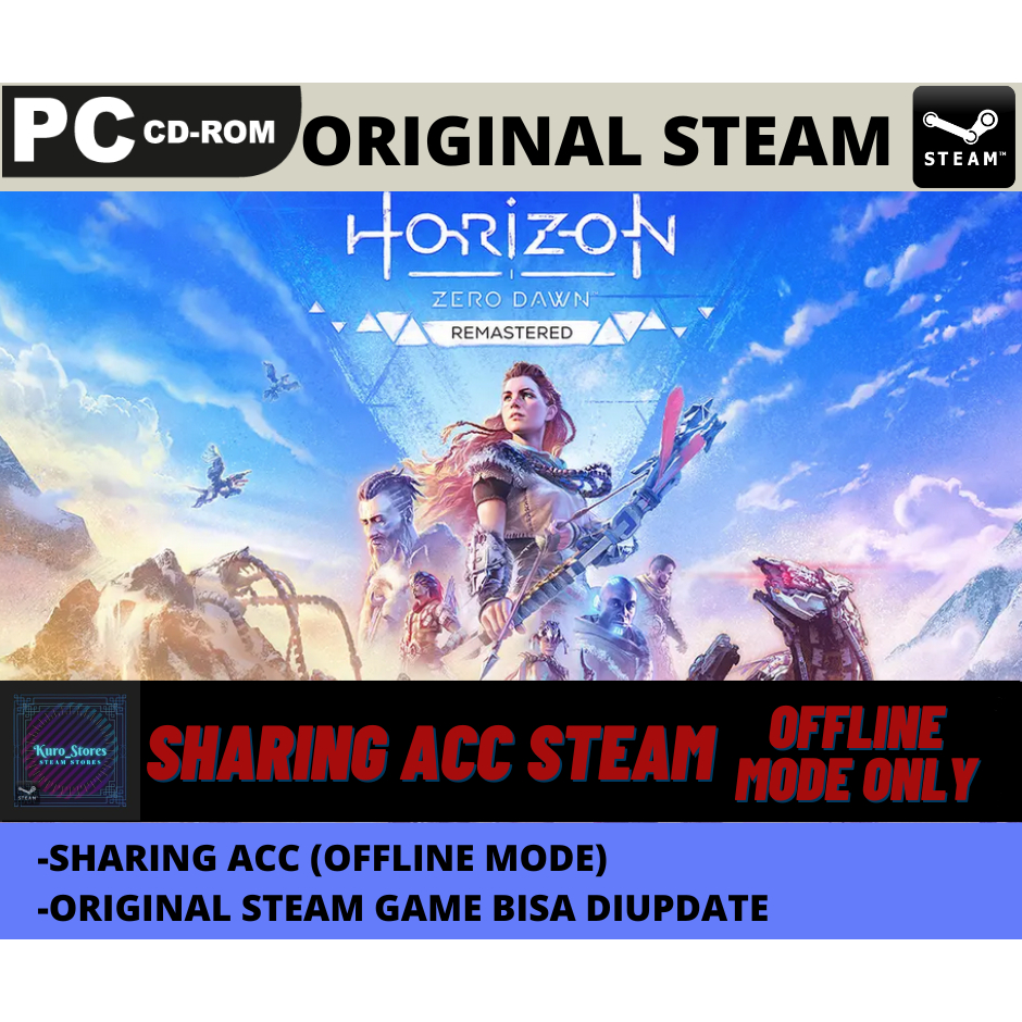 Jual Horizon Zero Dawn Remastered PC Game Steam Sharing Original ...