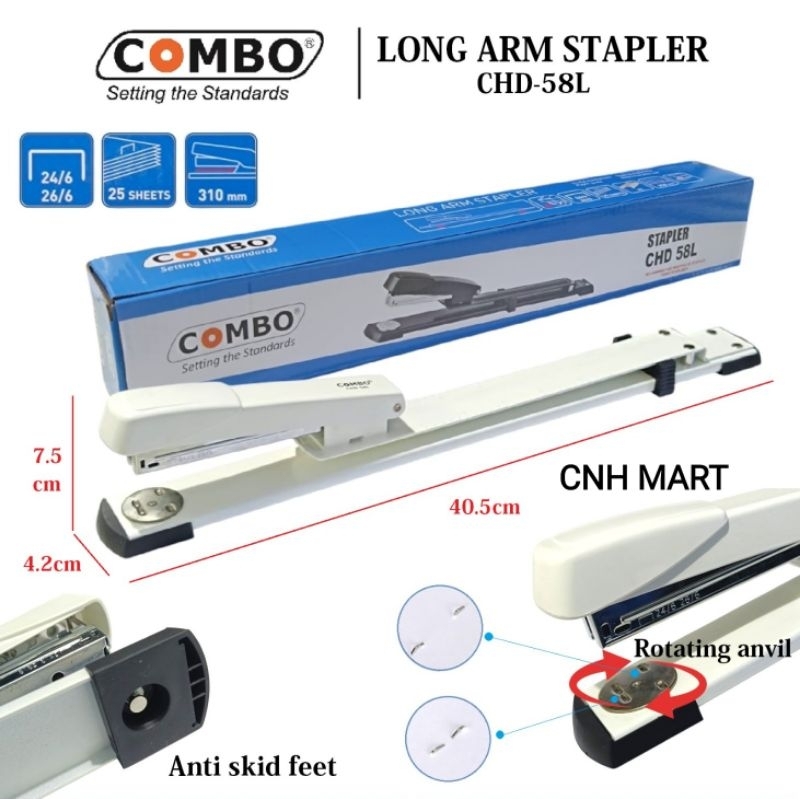 Jual Combo Long Arm Stapler CHD - 58L - Stapler Jilid - Alat Stapler ...