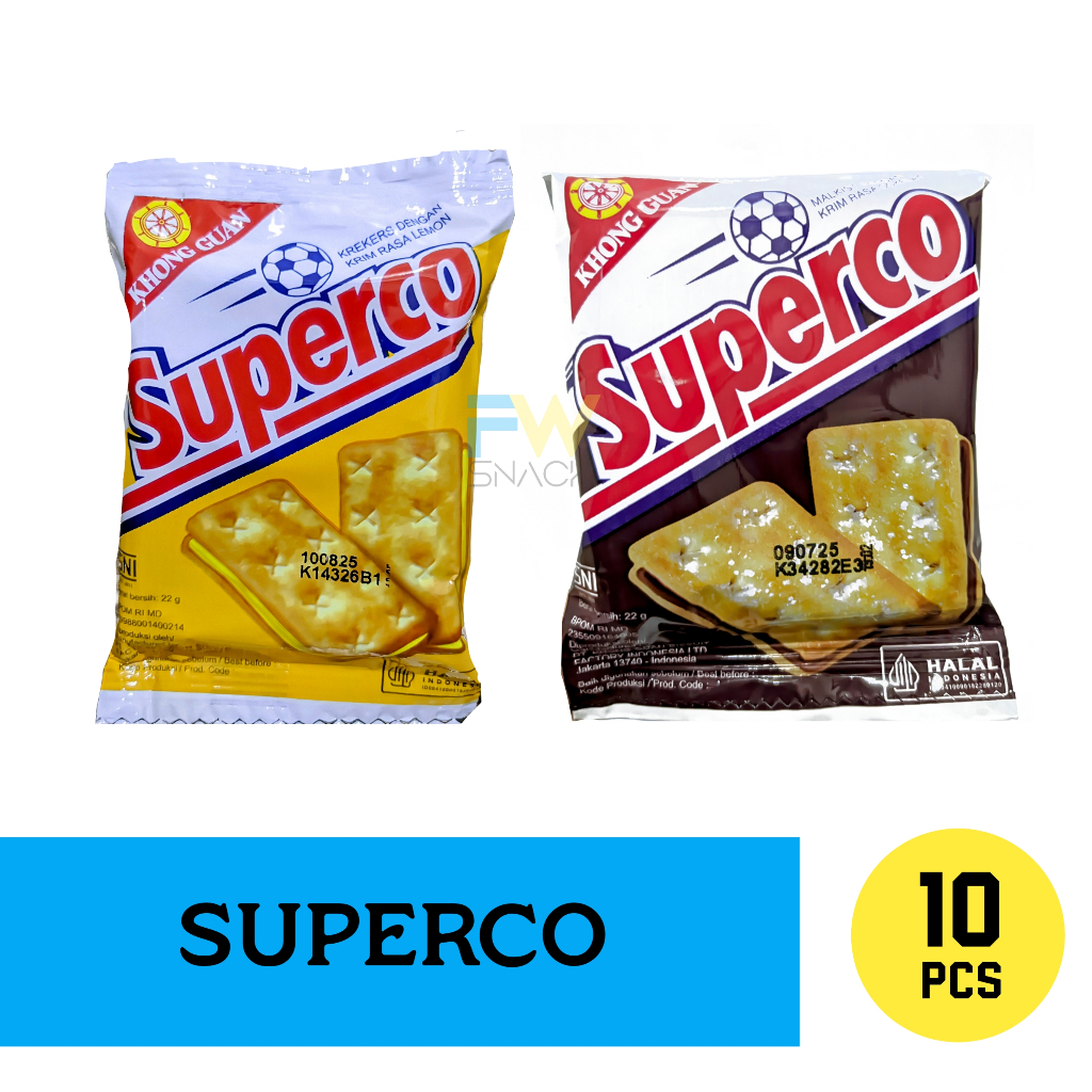 Jual Biskuit superco khong guan renceng isi 10 pcs | Shopee Indonesia