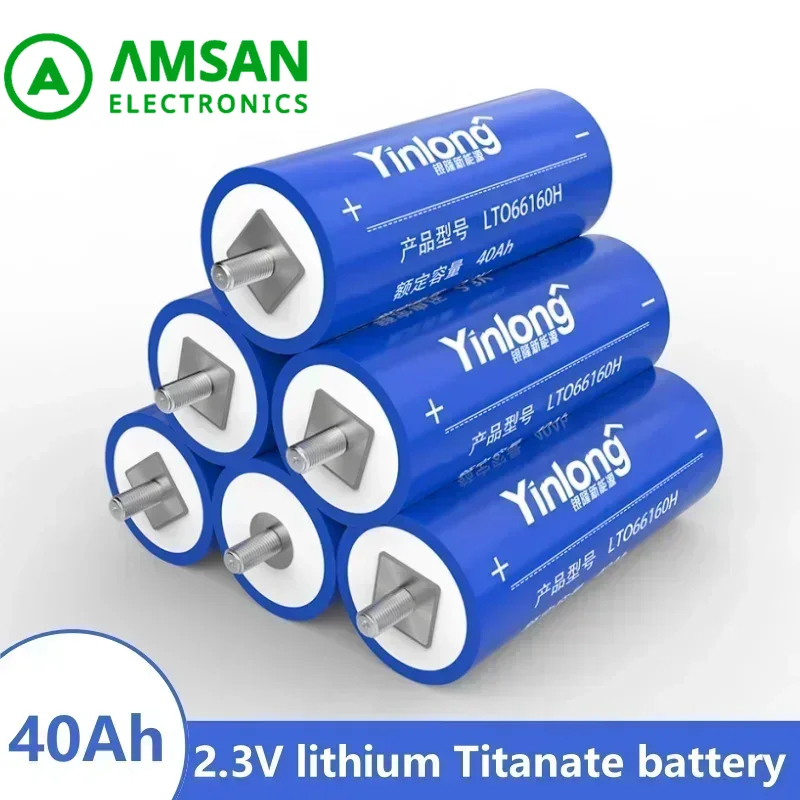Jual Yinlong 2.3V 40Ah LTO Battery 66160 10C Discharge Lithium Titanate ...