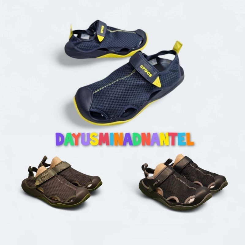 Jual CROCS MESH / SEPATU SENDAL PRIA CROCS SWIFTWATER MESH CLOG ...