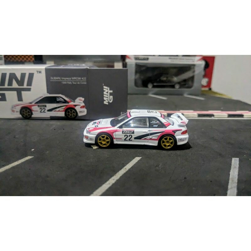 Jual Diecast Mini GT Subaru Impreza WRC98 #22 1999 Rally no 564 ...