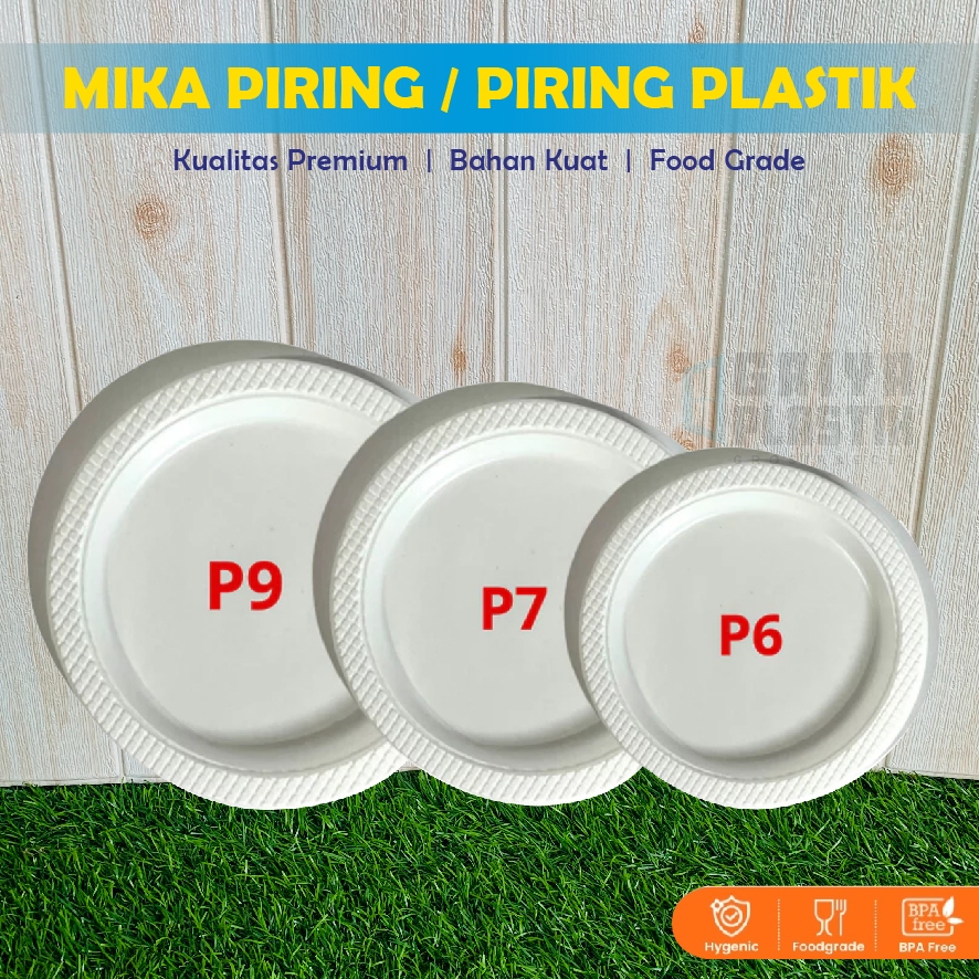Jual Piring Plastik Ukuran 6 | Piring Plastik Ukuran 7 | Piring Plastik ...