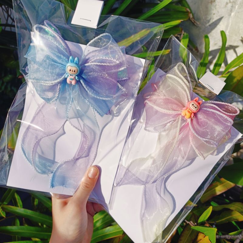 Jual FA STORE || PITA RAMBUT KOREA BESAR KARAKTER LABUBU || PITA JEPIT ...