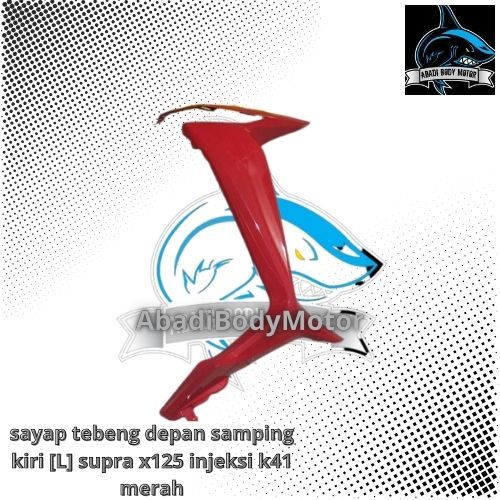 Jual sayap tebeng depan samping L kiri Supra x 125 fi injeksi k41 warna ...