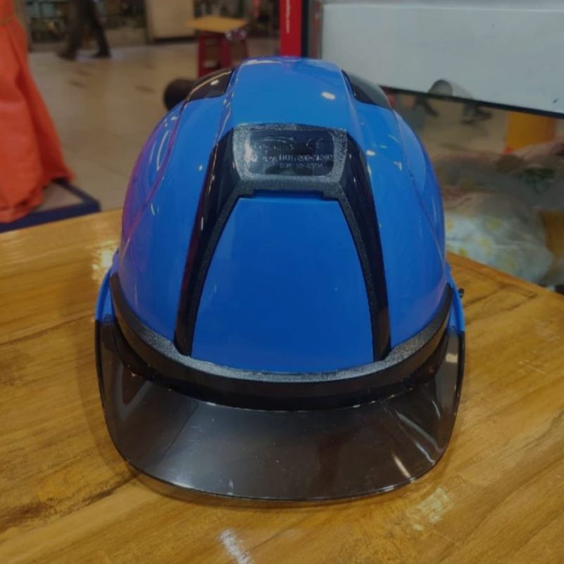 Jual Helm Safety Leopard Abs Lphl 0295 biru / Helm proyek Safety ...