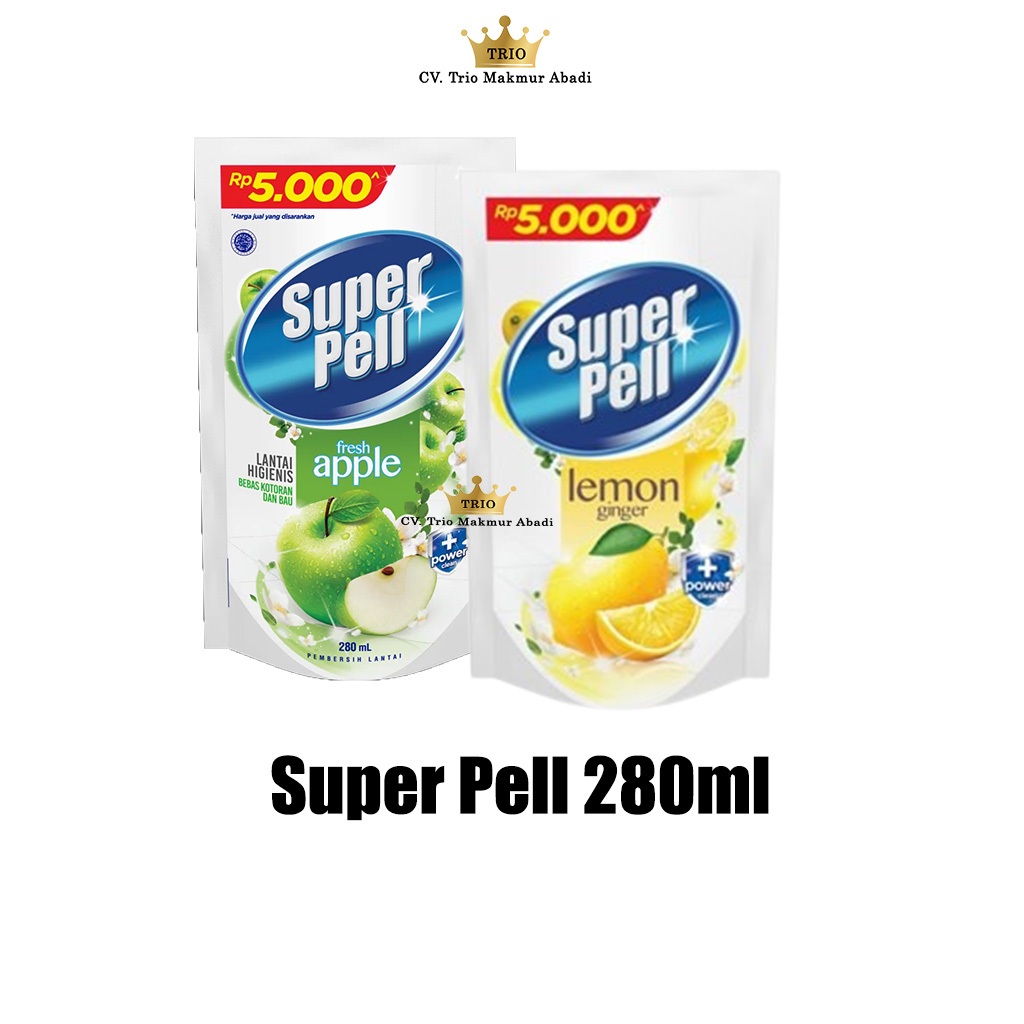 Jual Super Pell Cairan Pembersih Lantai 280ml | Shopee Indonesia