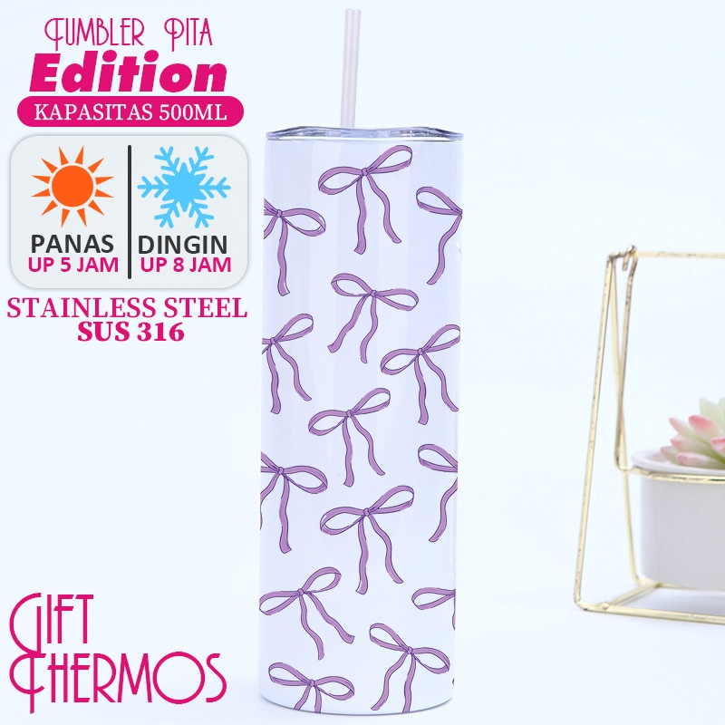 Jual TUMBLER PITA Coquette Tumbler Korea - VIRAL LUCU PITA Graduation ...