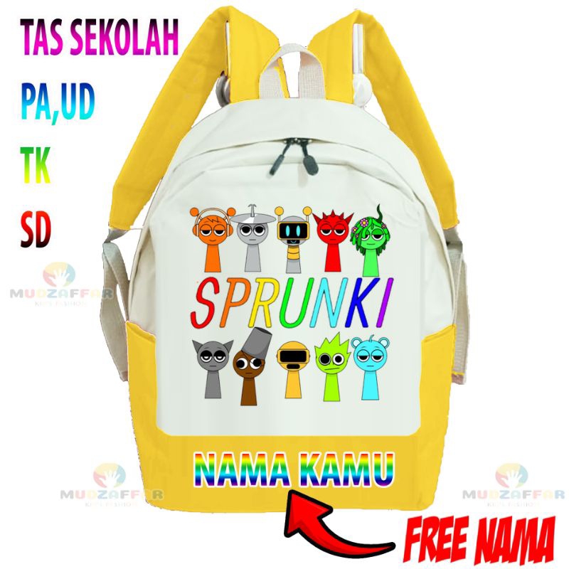 Jual TAS RANSEL ANAK SPRUNKI TAS ANAK SPRUNKI | Shopee Indonesia
