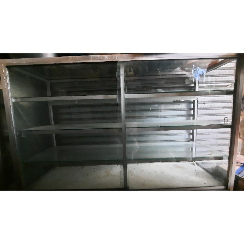 Jual Rak Etalase Kaca Second (Baca Deskripsi Produk Sebelum Membeli ...