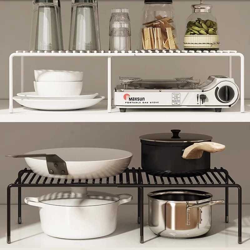 Jual Rak Meja Dapur Besi Ekstensi Multifungsi Letak Panci Wajan Piring ...