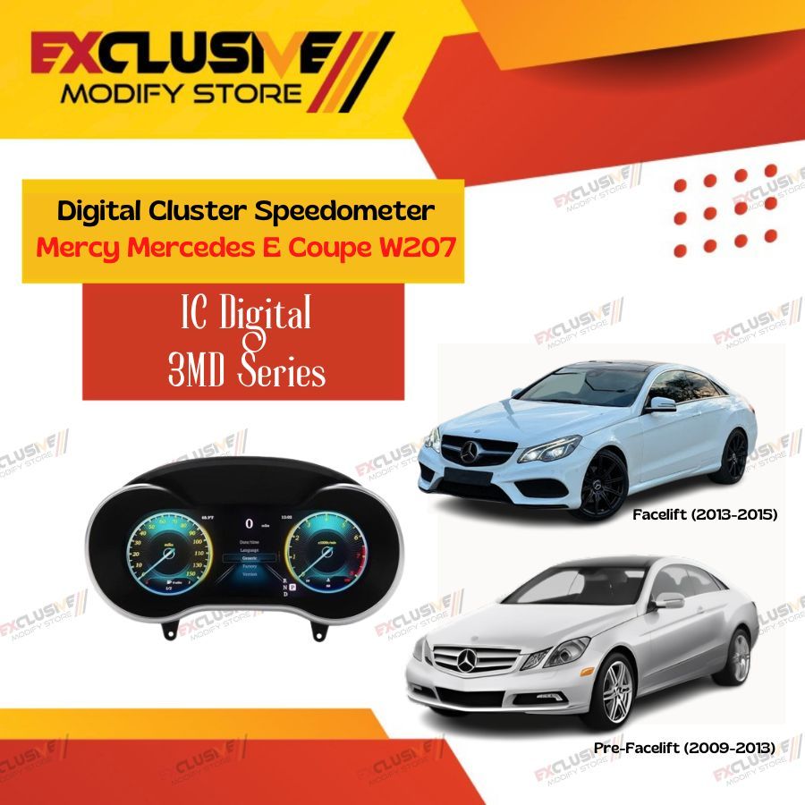 Jual DIGITAL CLUSTER SPEEDOMETER MERCY MERCEDES E Coupe W207 (2009 ...