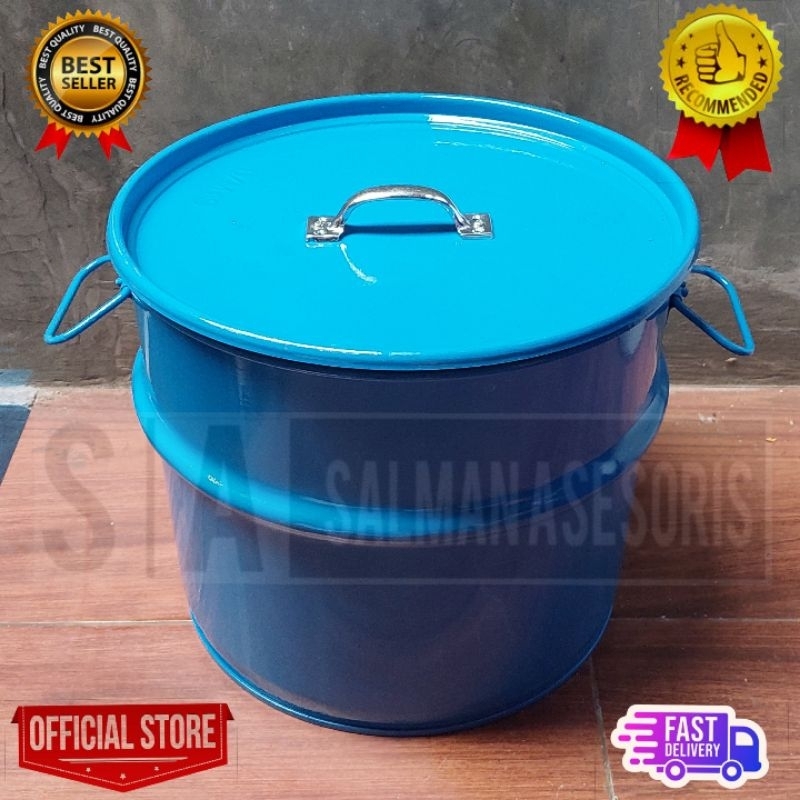 Jual Drum Tong Besi 30 Liter Tempat Bakar Sampah | Shopee Indonesia