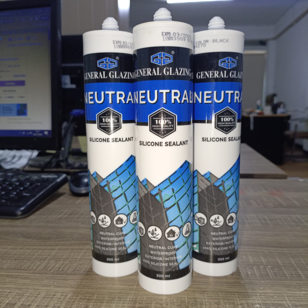 Jual General Glazing GG Neutral 300ml Sealant Silicone Netral Lem Kaca ...