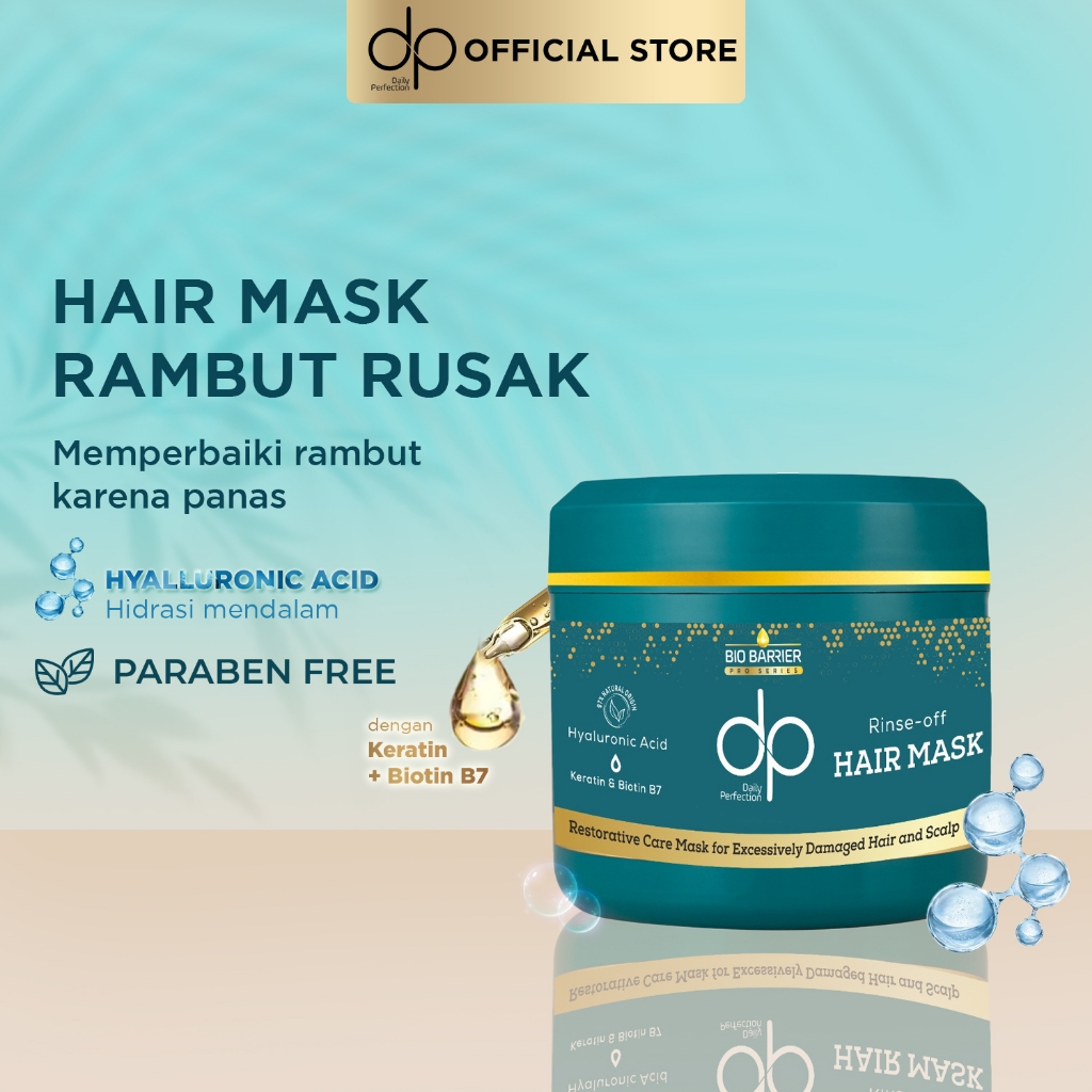 Jual DP Daily Perfection Bio Barrier Hair Mask 200 ml - Salt Free ...