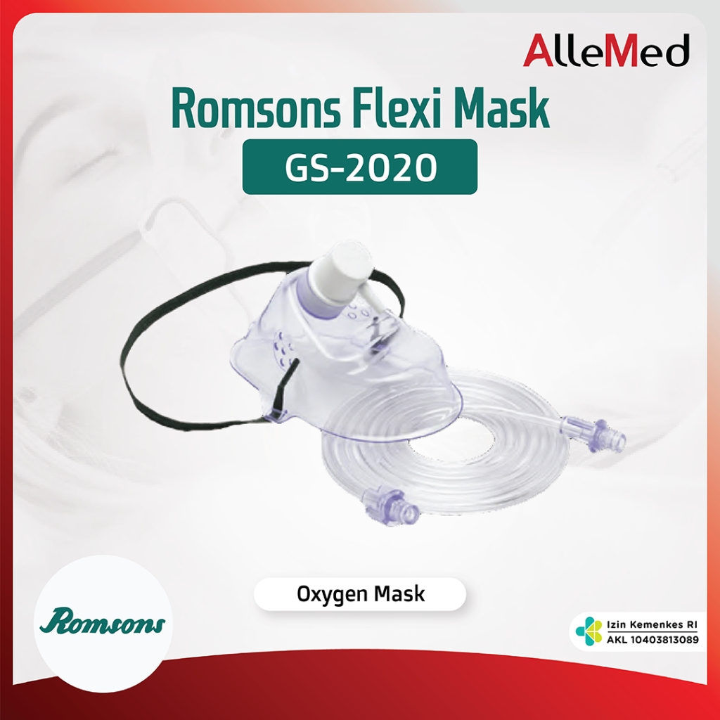 Jual Romsons Flexi Mask Masker Oksigen | Shopee Indonesia